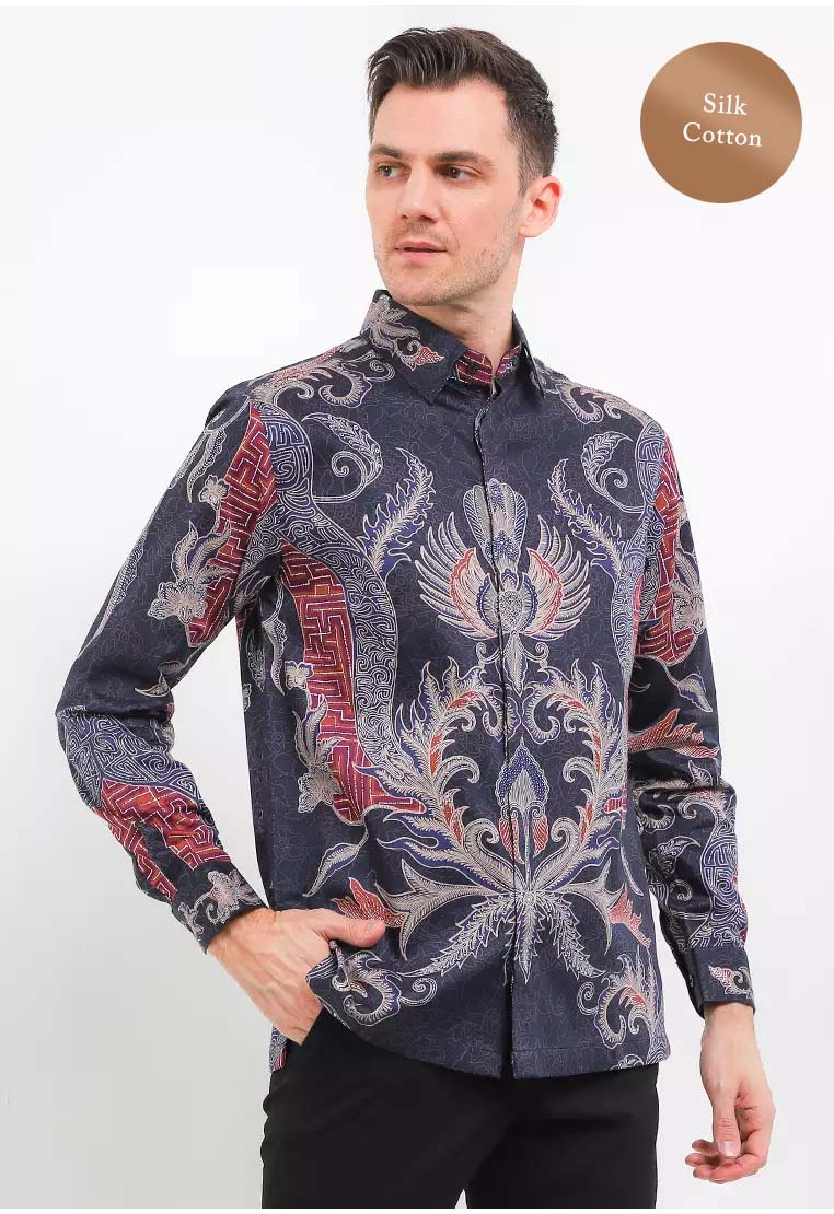 Btara Long Sleeves Silk Cotton